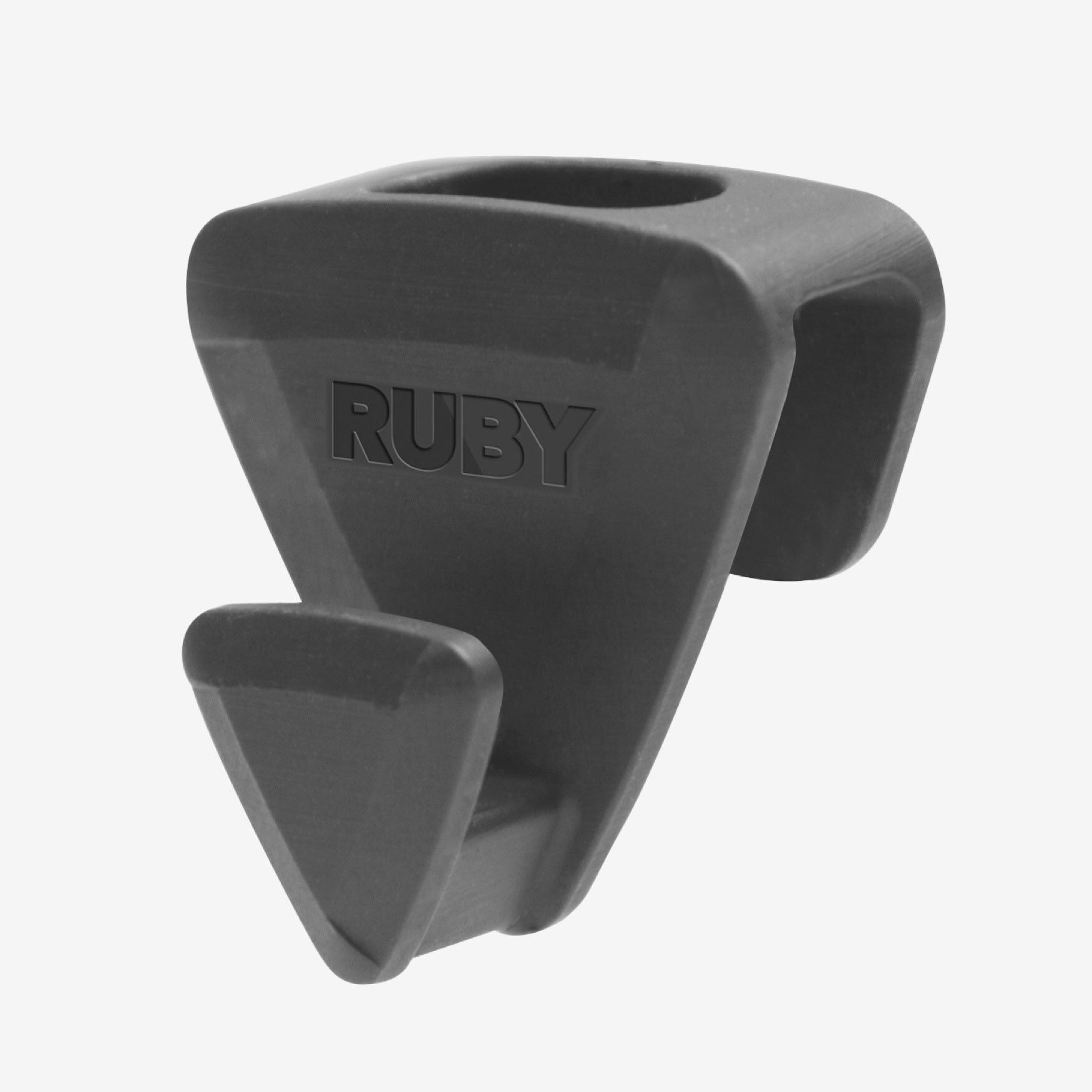 Ruby® Space Triangles for Vertical Closet Organization, Black | King Size