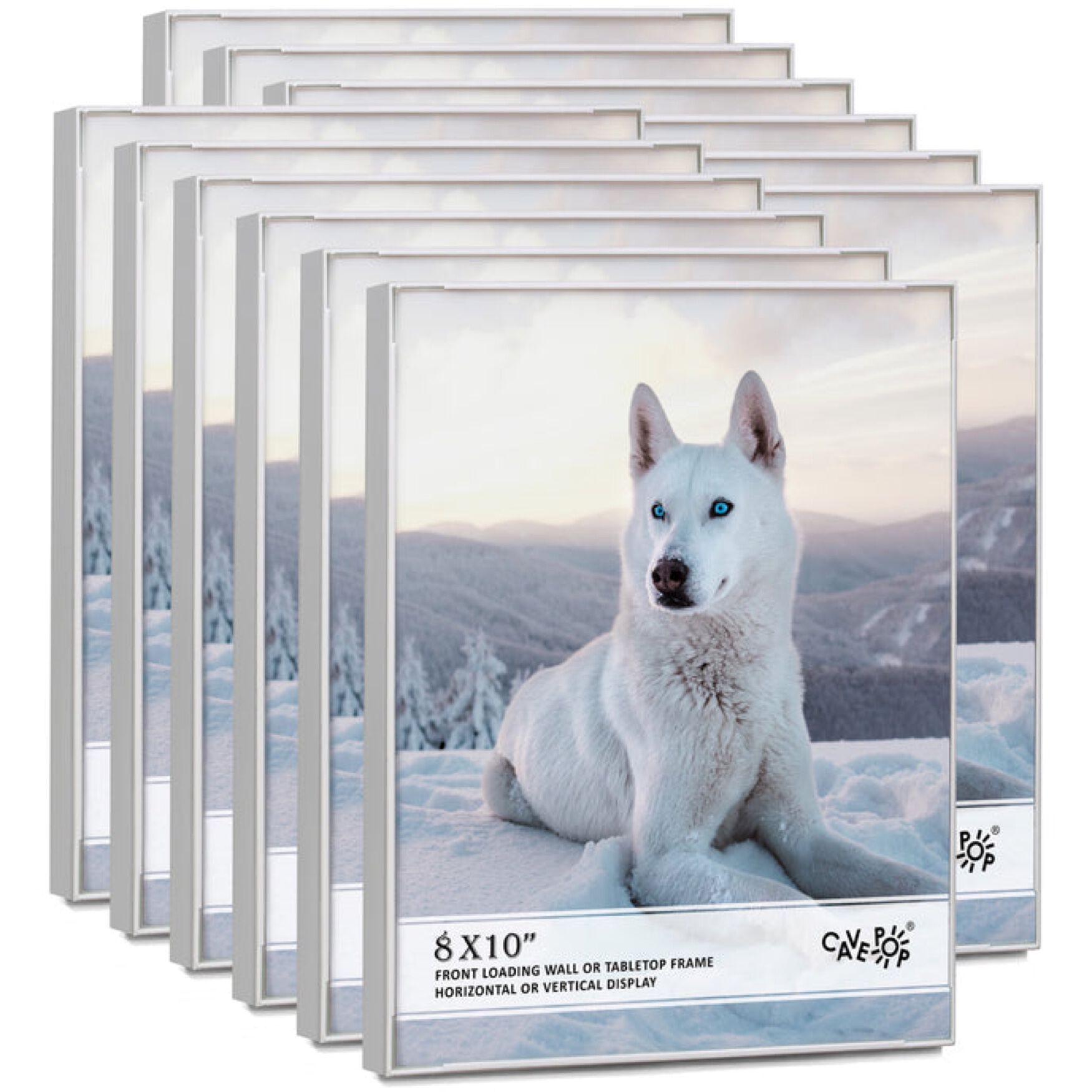 Elegant Slim 8X10 Picture Frames Set of 12, 4447496 | King Size