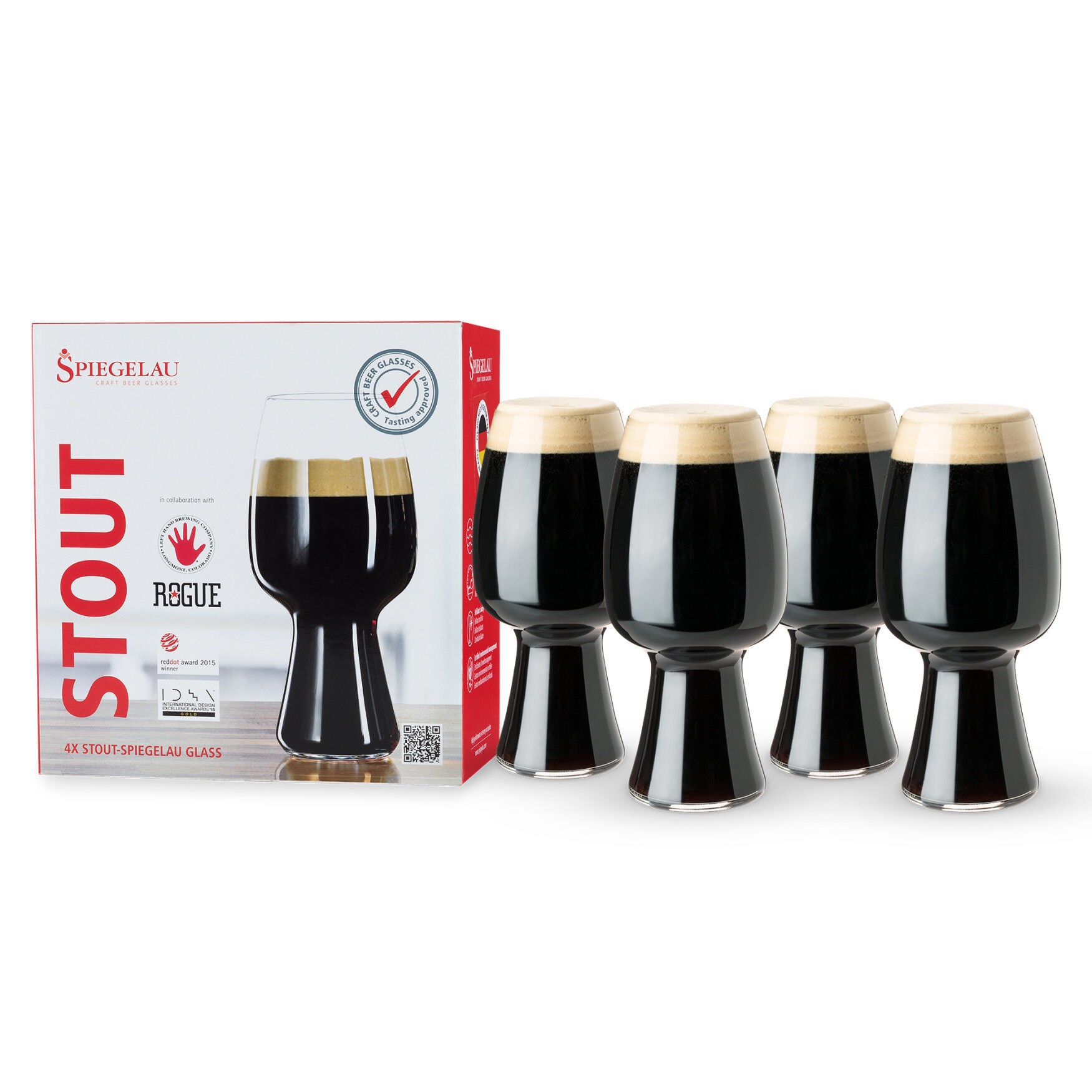 21 Oz Stout Glasses - Sleek German Craftsmanship, Clear | King Size