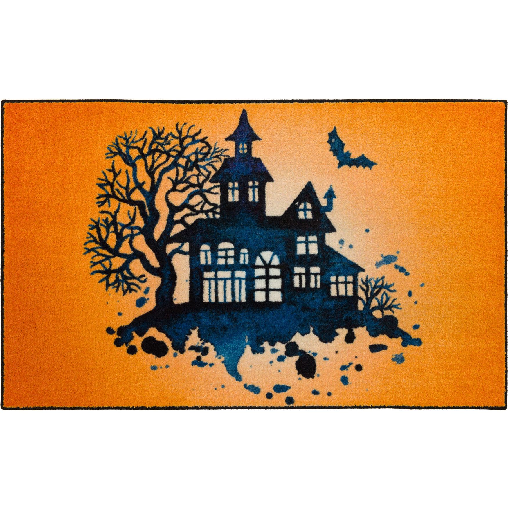 Halloween Haunted Silhouette Rug - Kitchen Decor, 4496399 | King Size