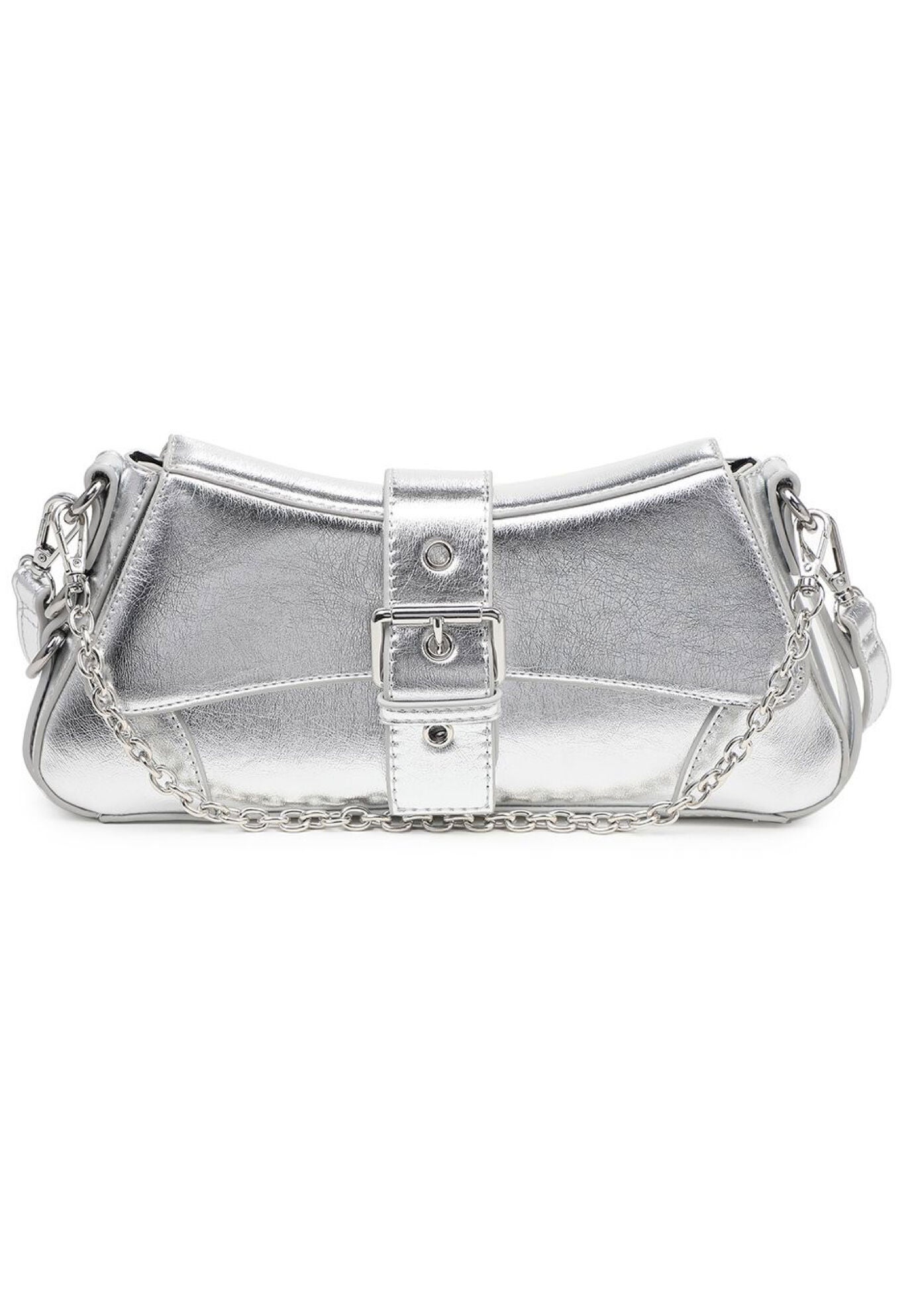 Metallic Buckle Detail Bag | King Size