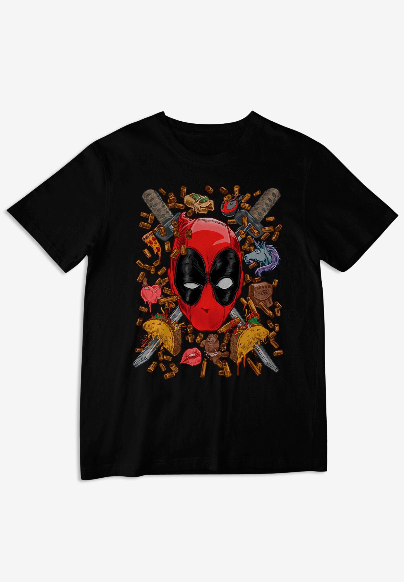 Marvel® Comic Graphic Tee – Stretch Cotton Blend, Deadpool Sword | King ...