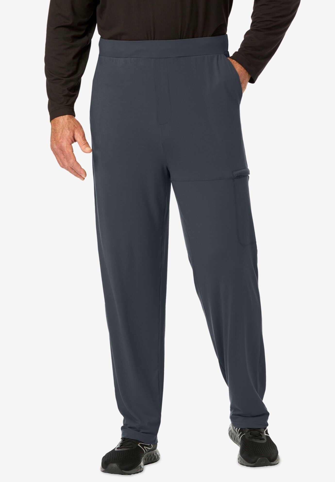 SuperSoft Jersey Cargo Sweatpants | King Size