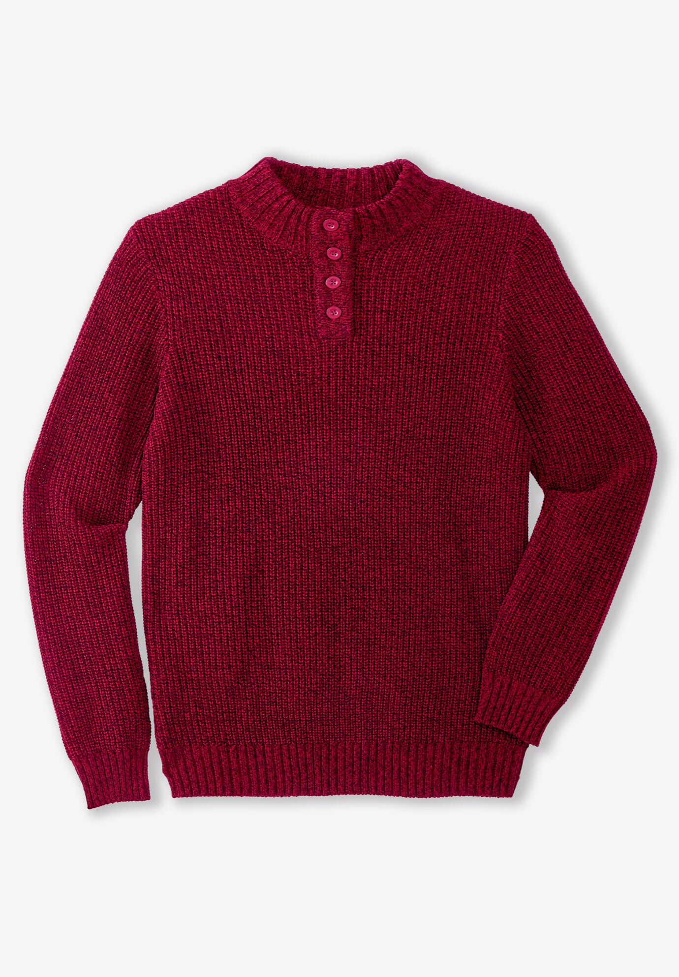 Henley Shaker Sweater | King Size