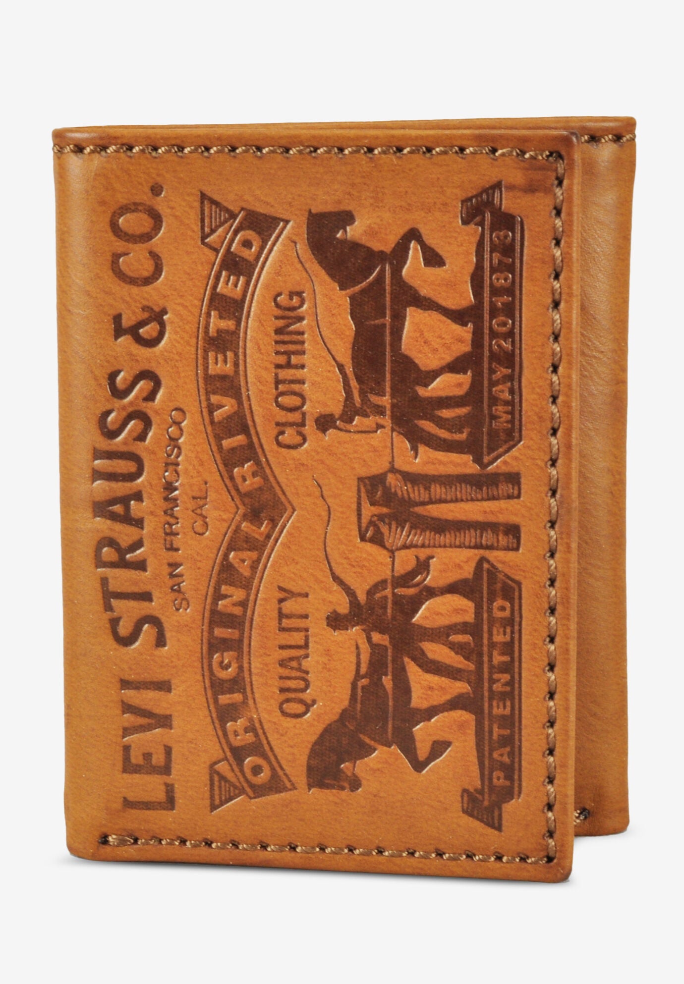 Levis® Embossed Wallet - Trifold Style | King Size