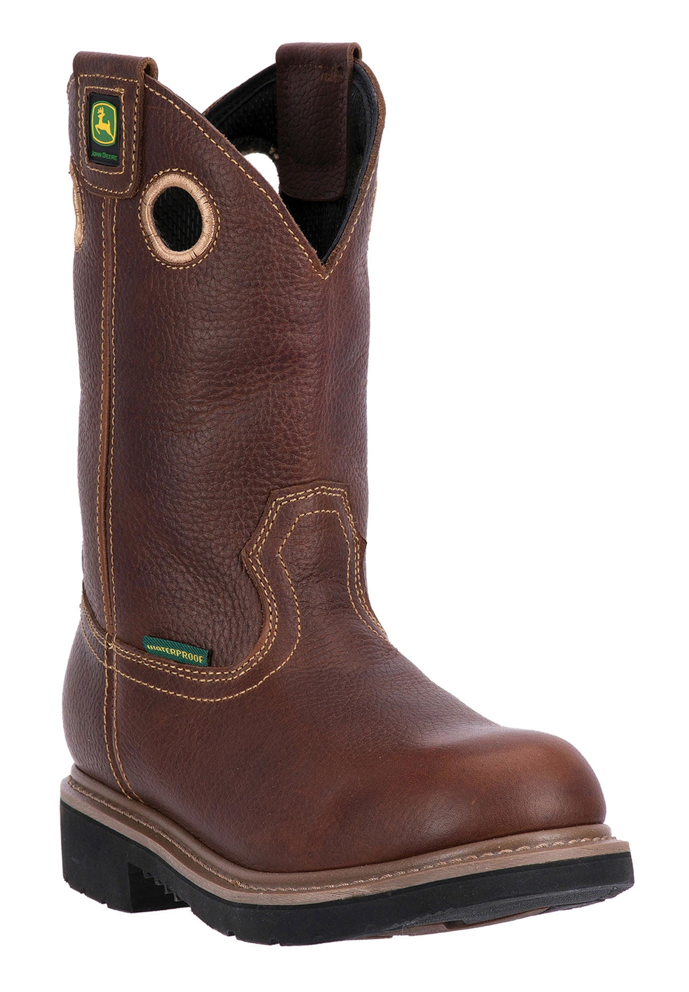 Men's Waterproof John Deere Steel Toe Boots | King Size