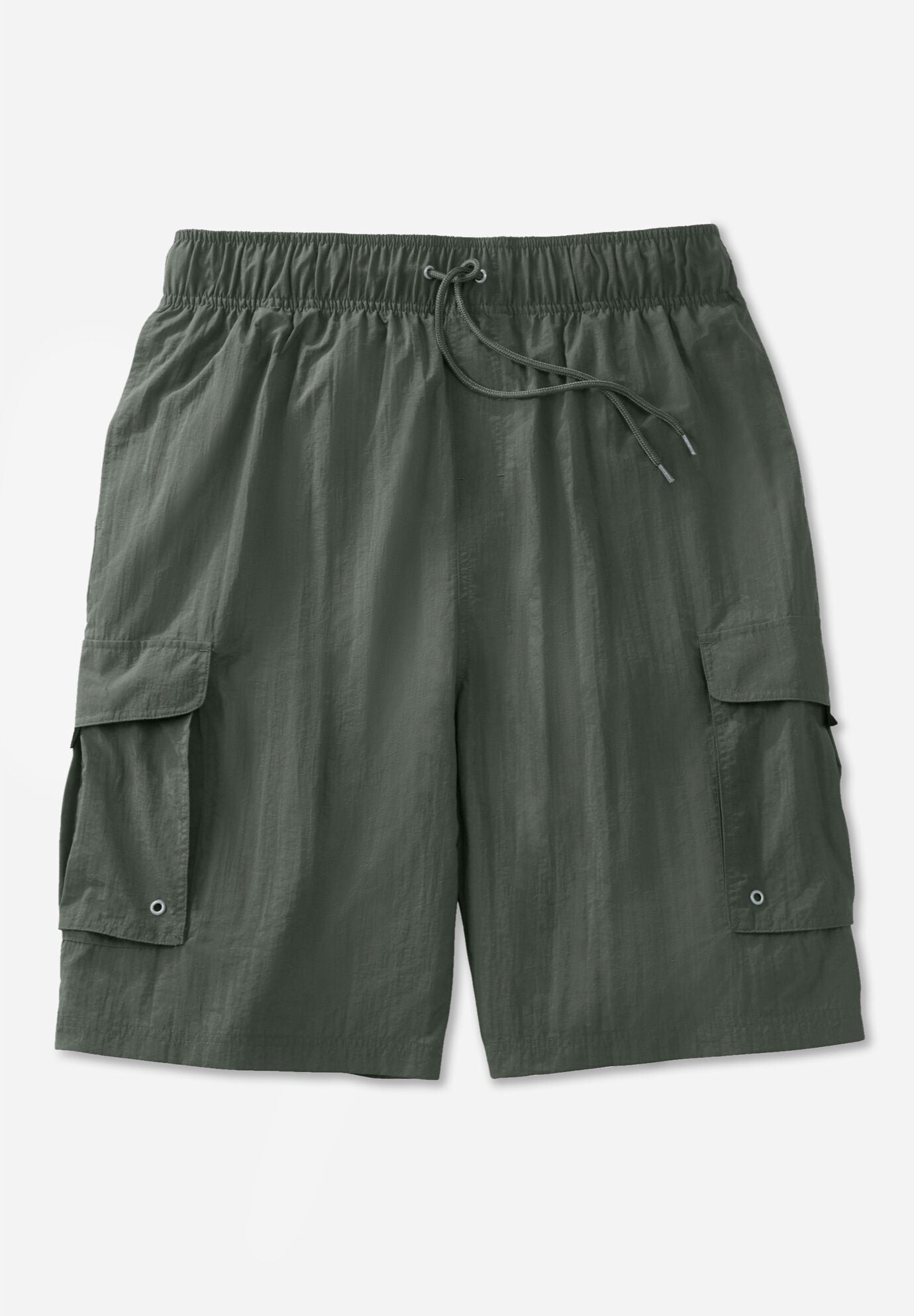 8" Cargo Swim Trunks with Mesh Lining, Navy | King Size