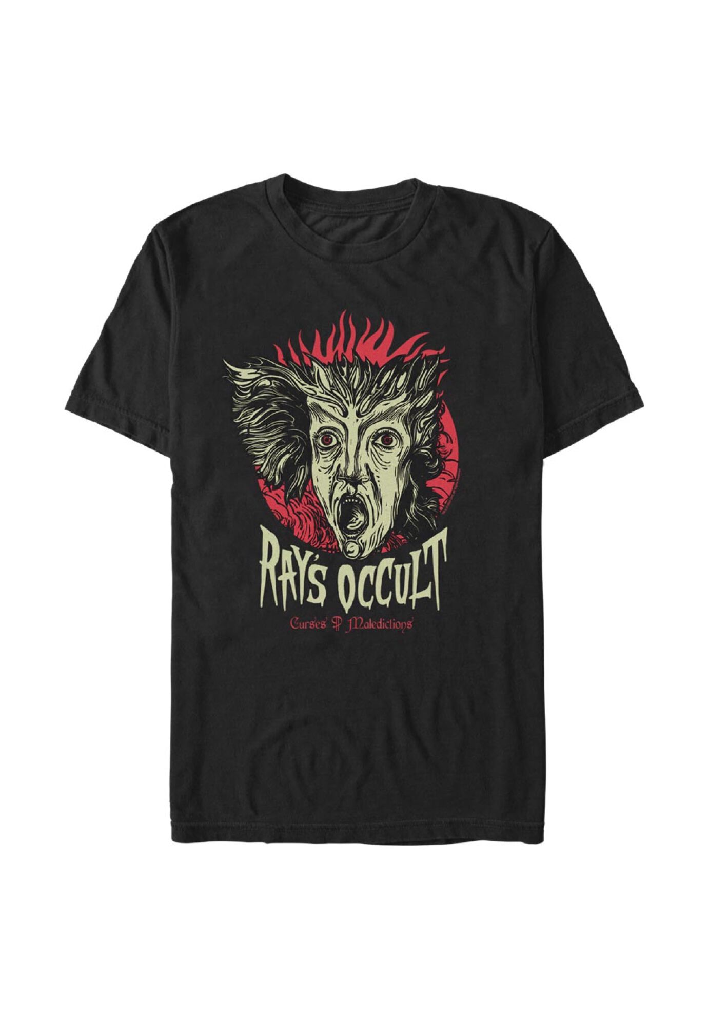 Rays Occult Relaxed Fit Tees for Men, Black | King Size