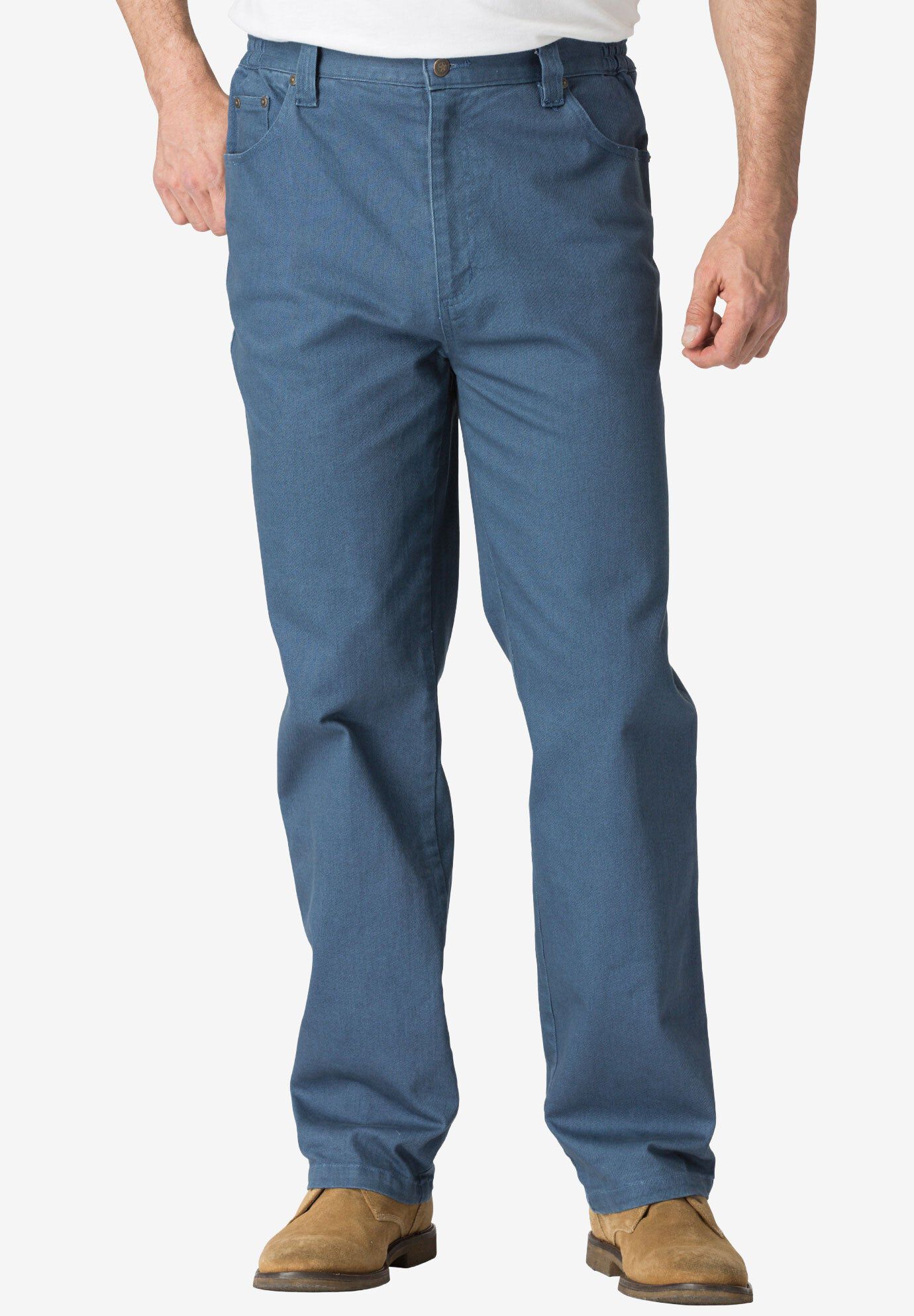 Flex Denim Jeans with Stretch Waist - Liberty Blues, Medium Stonewash ...