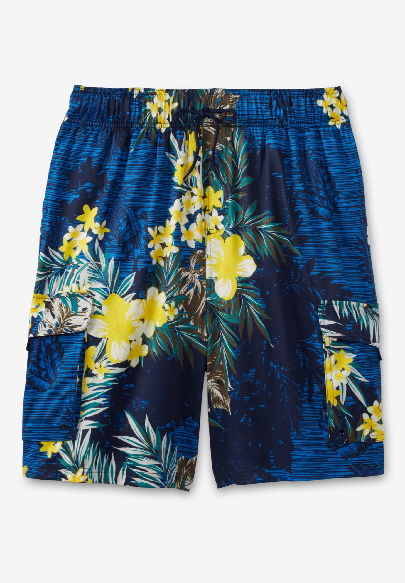 8" Flex Cargo Swim Trunks | King Size