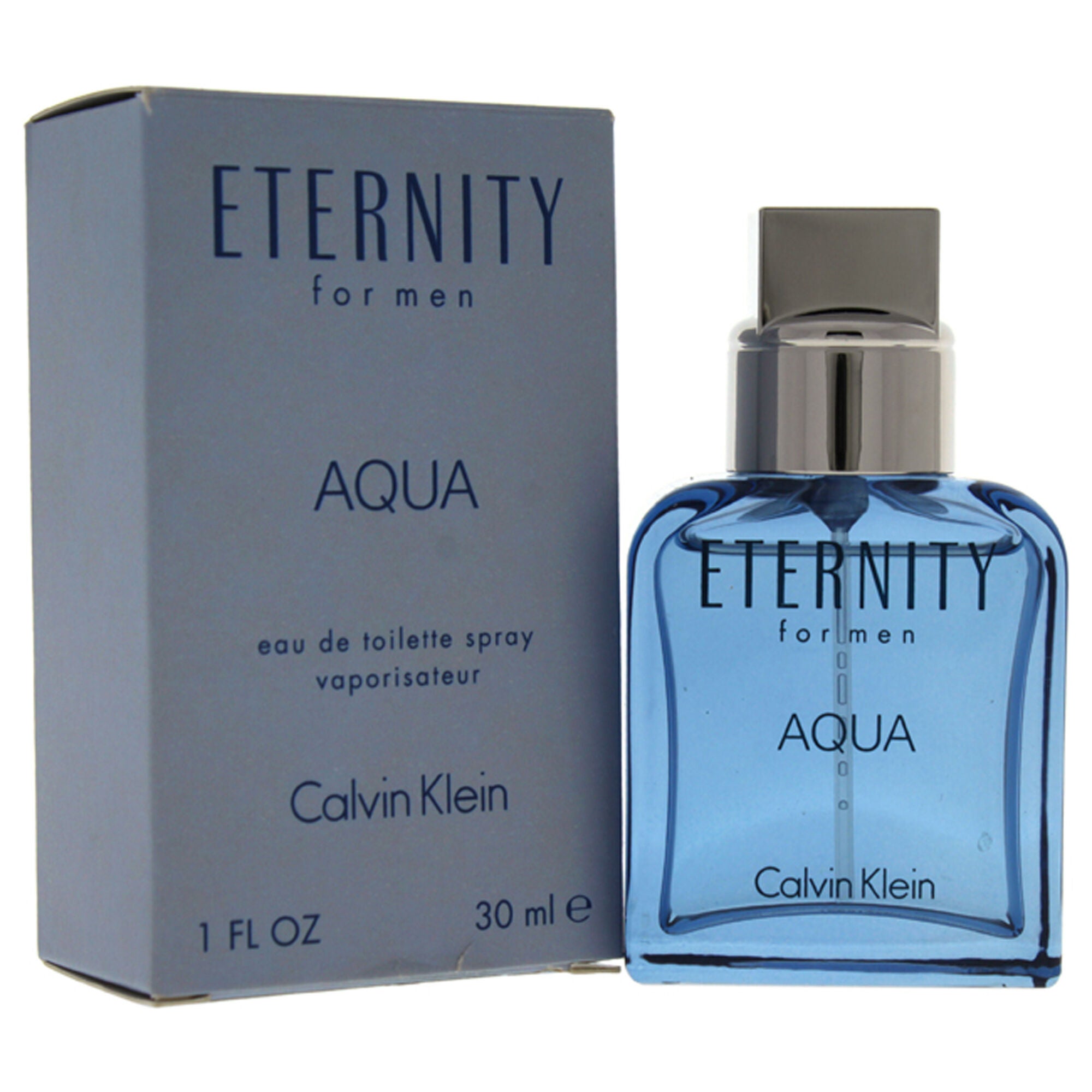 Eternity Aqua by Calvin Klein for Men - 1 oz EDT Spray | King Size