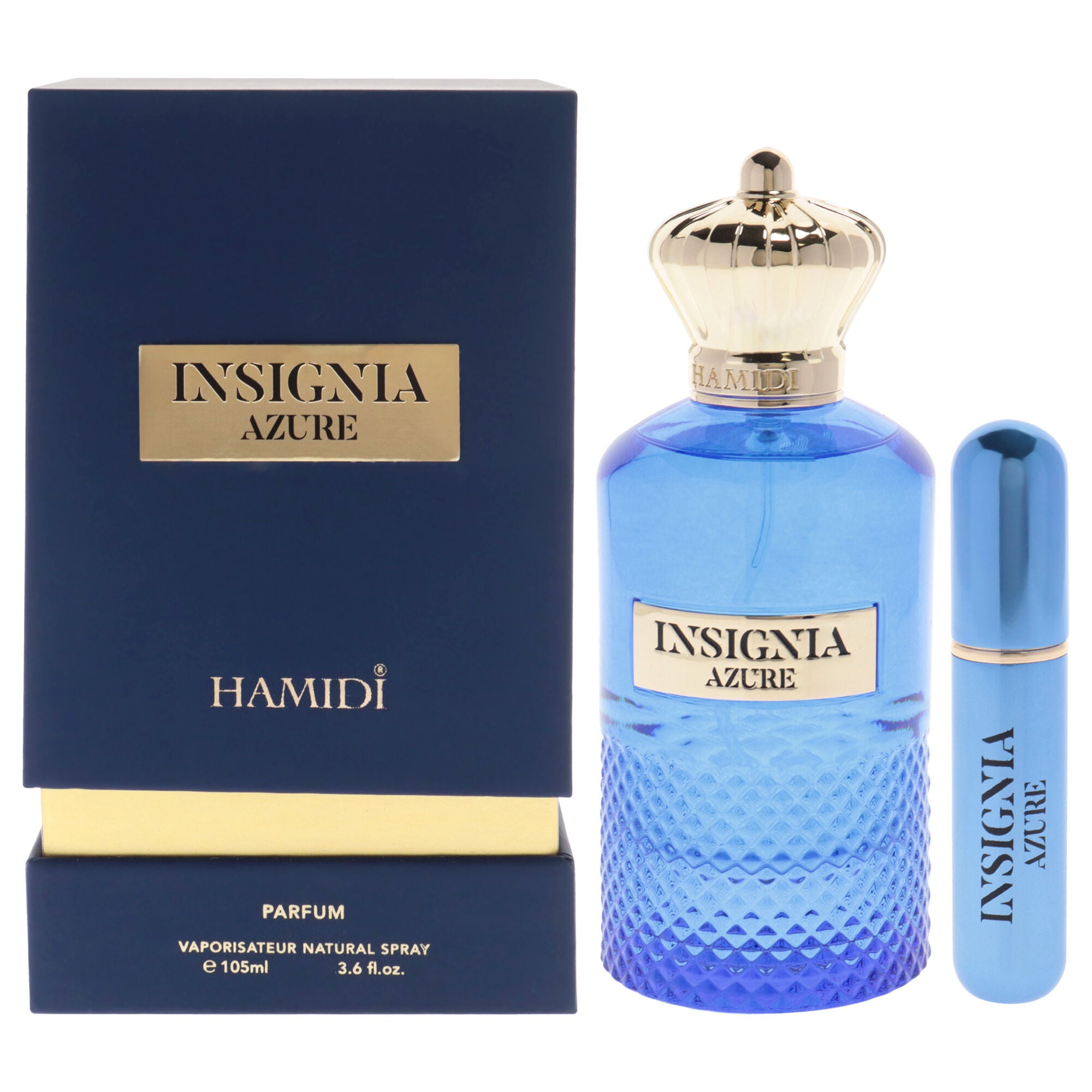 Insignia - Azure by Hamidi for Unisex - 3.6 oz Parfum Spray | King Size