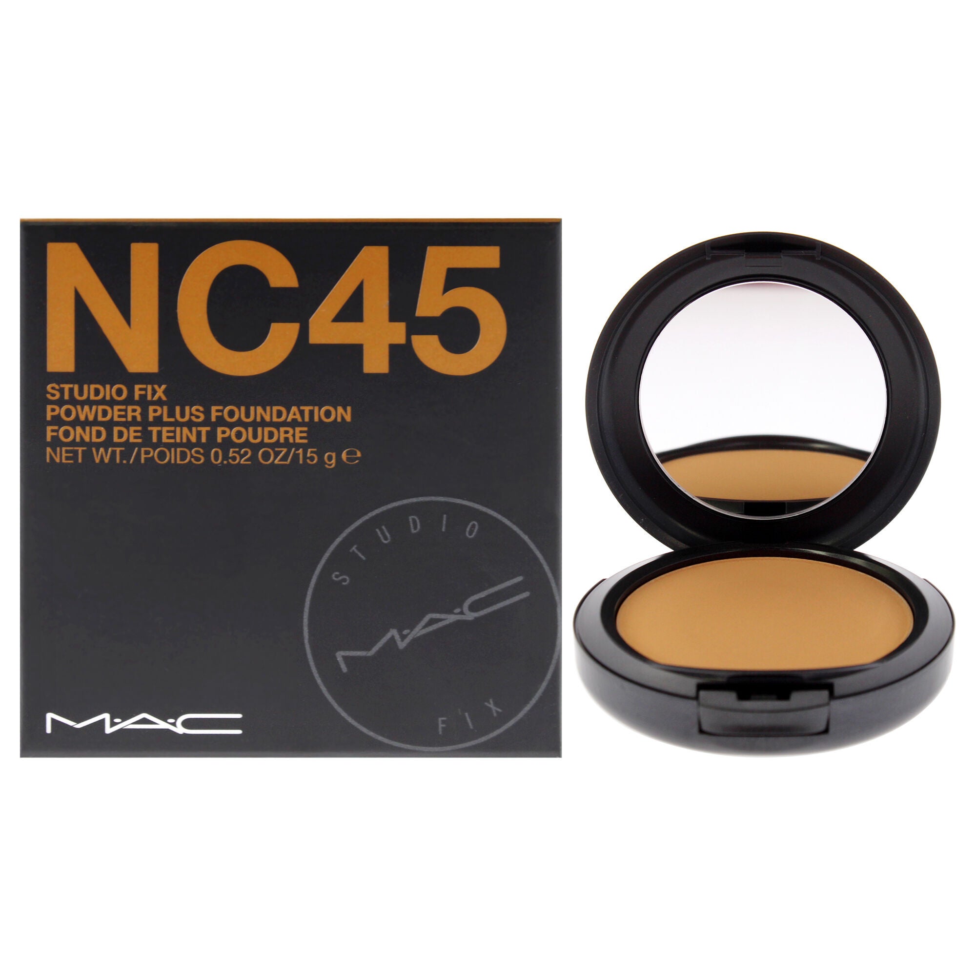 Studio Fix Powder Plus Foundation - NC45 by MAC for Women - 0.52 oz ...