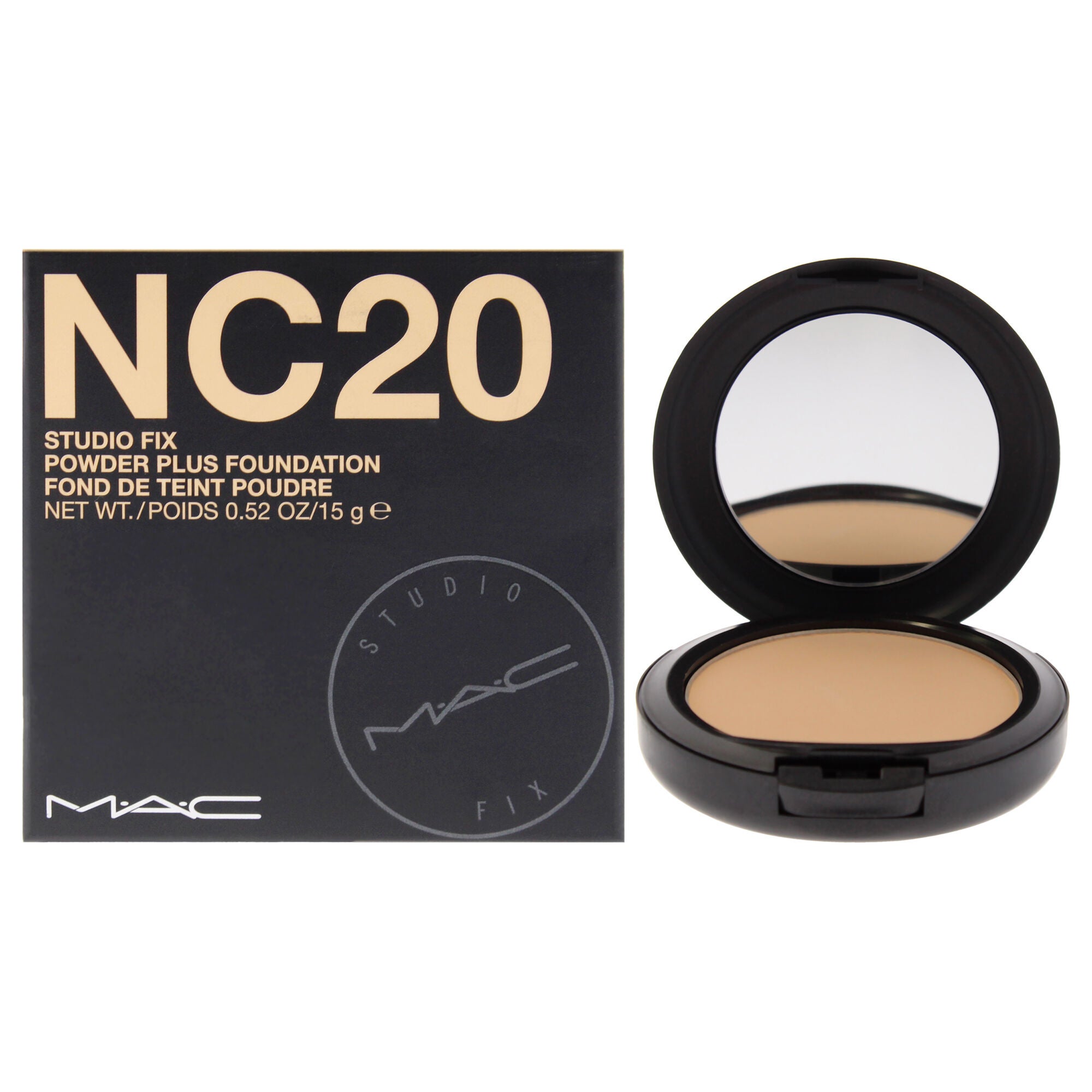 Studio Fix Powder Plus Foundation - NC20 by MAC for Women - 0.52 oz ...