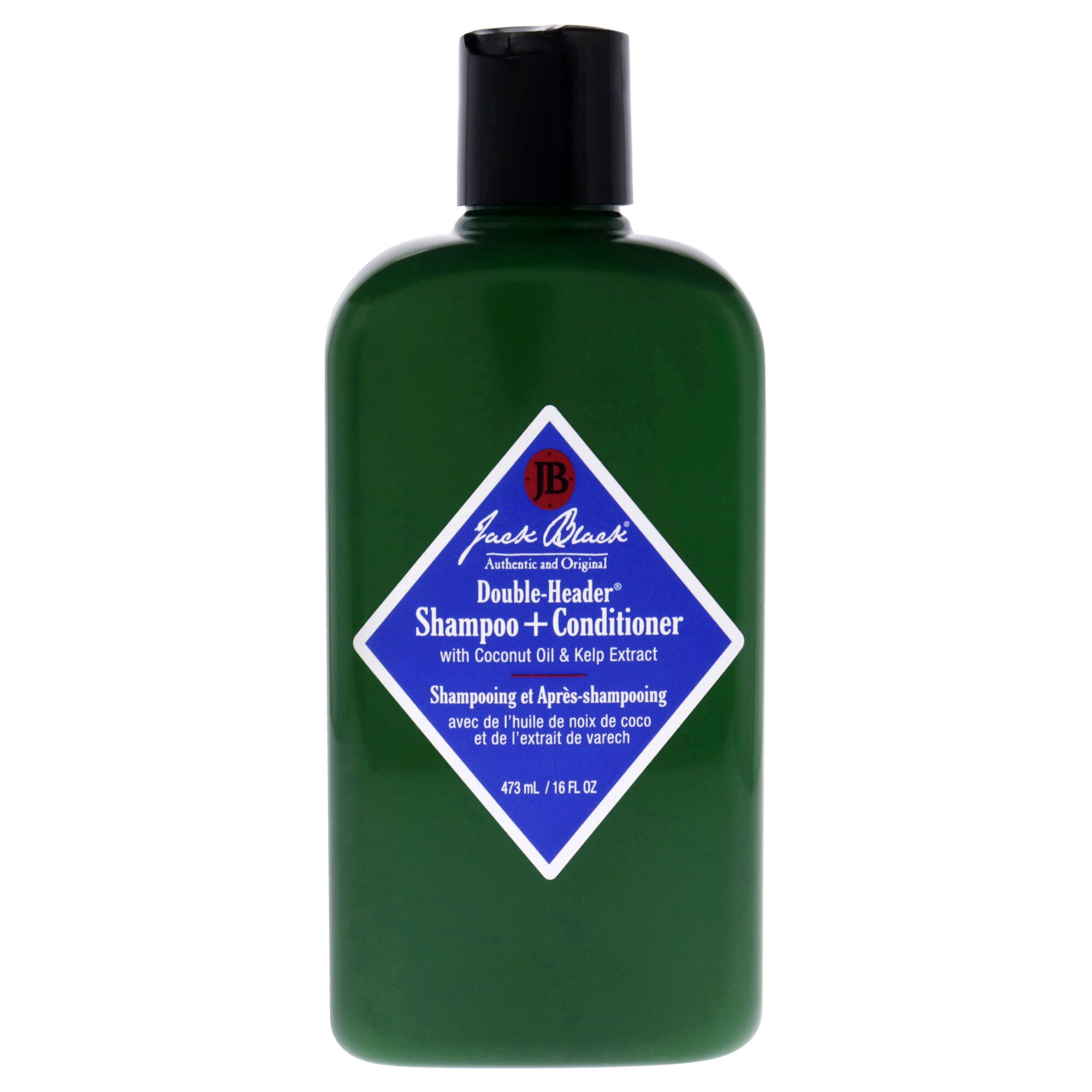 Double Header Shampoo Plus Conditioner by Jack Black for Men - 16 oz ...