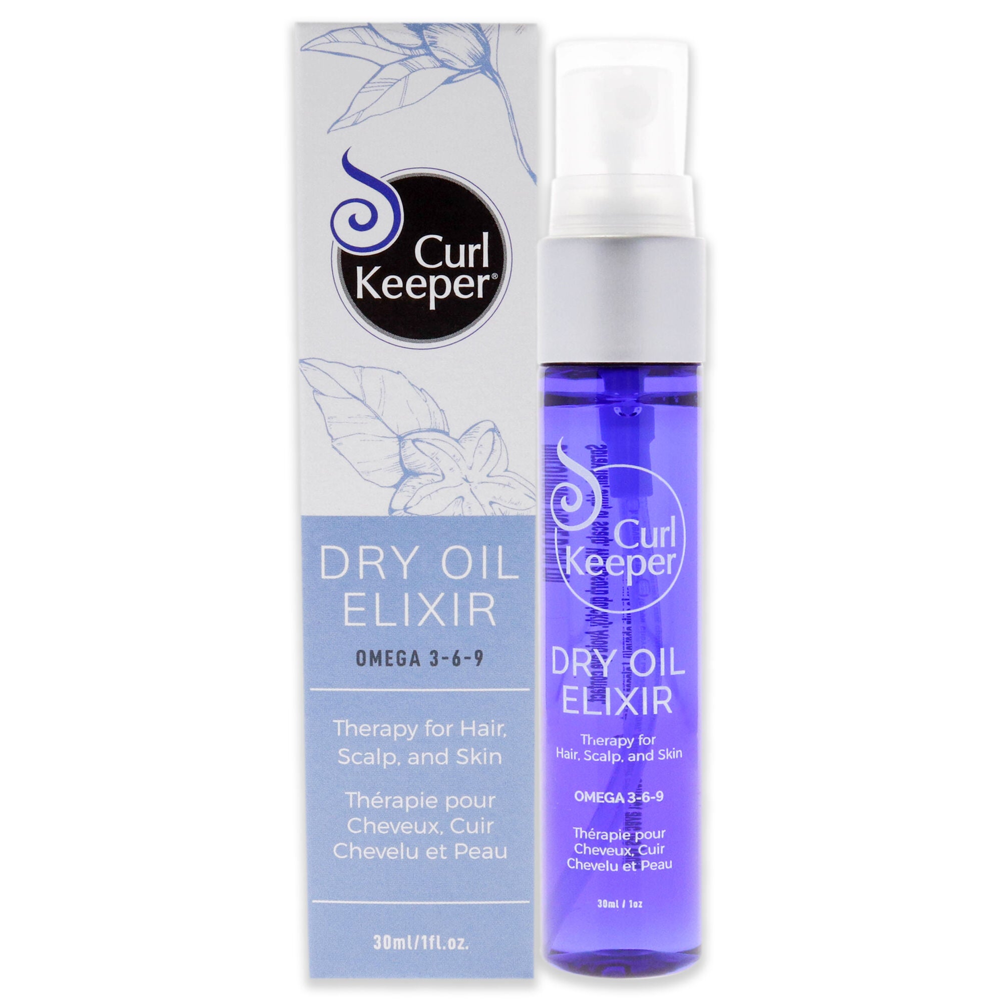 Dry Oil Elixir by Curl Keeper for Unisex - 1 oz Oil | King Size