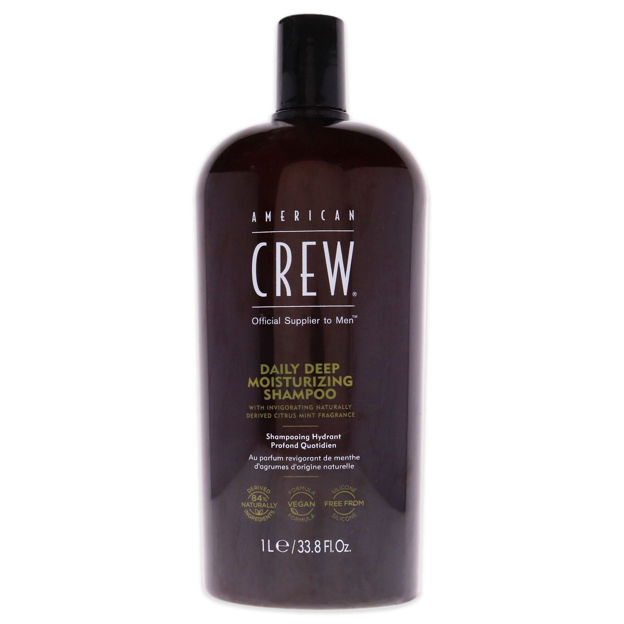 Daily Deep Moisturizing Shampoo by American Crew for Men - 33.8 oz ...