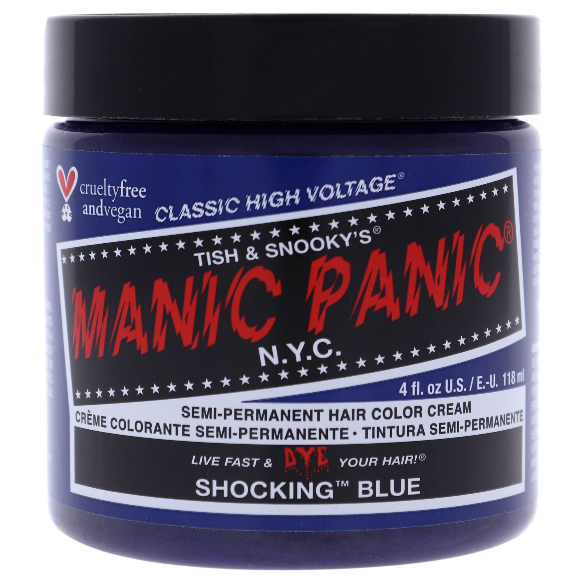 Classic High Voltage Hair Color - Shocking Blue by Manic Panic for ...