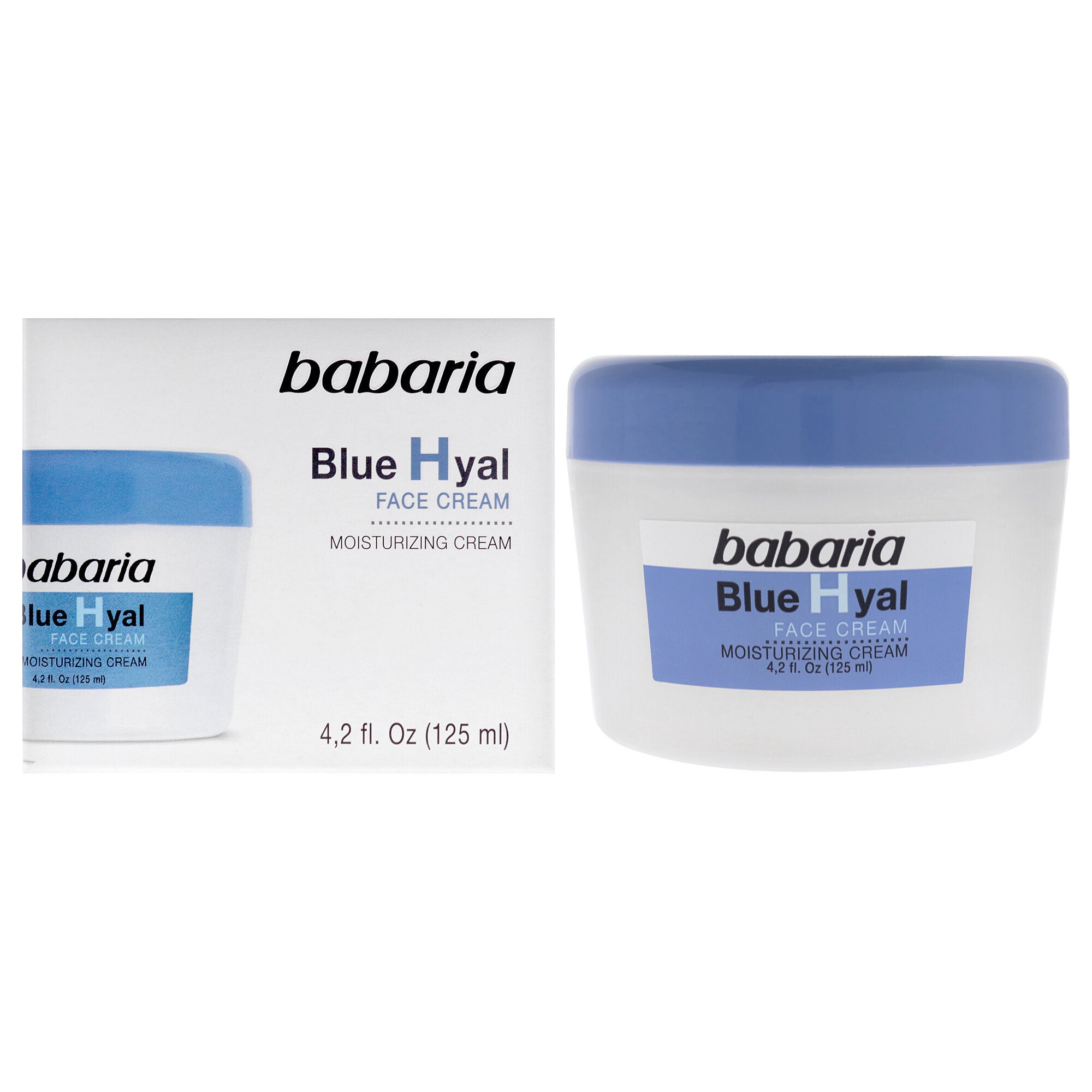 Blue Hyal Face Cream by Babaria for Unisex - 4.2 oz Cream | King Size