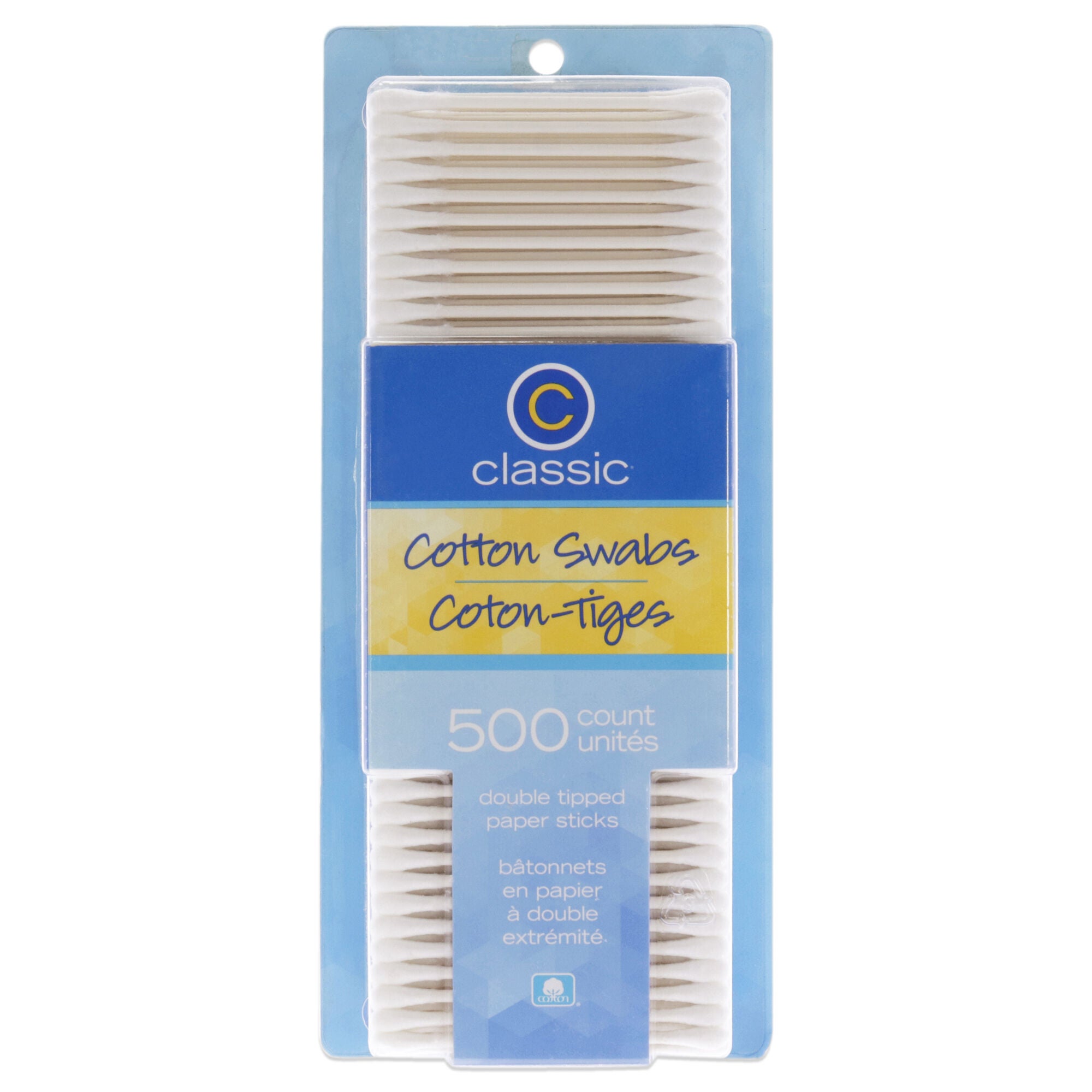 Cotton Swabs by Classic for Unisex - 500 Pc Swabs | King Size