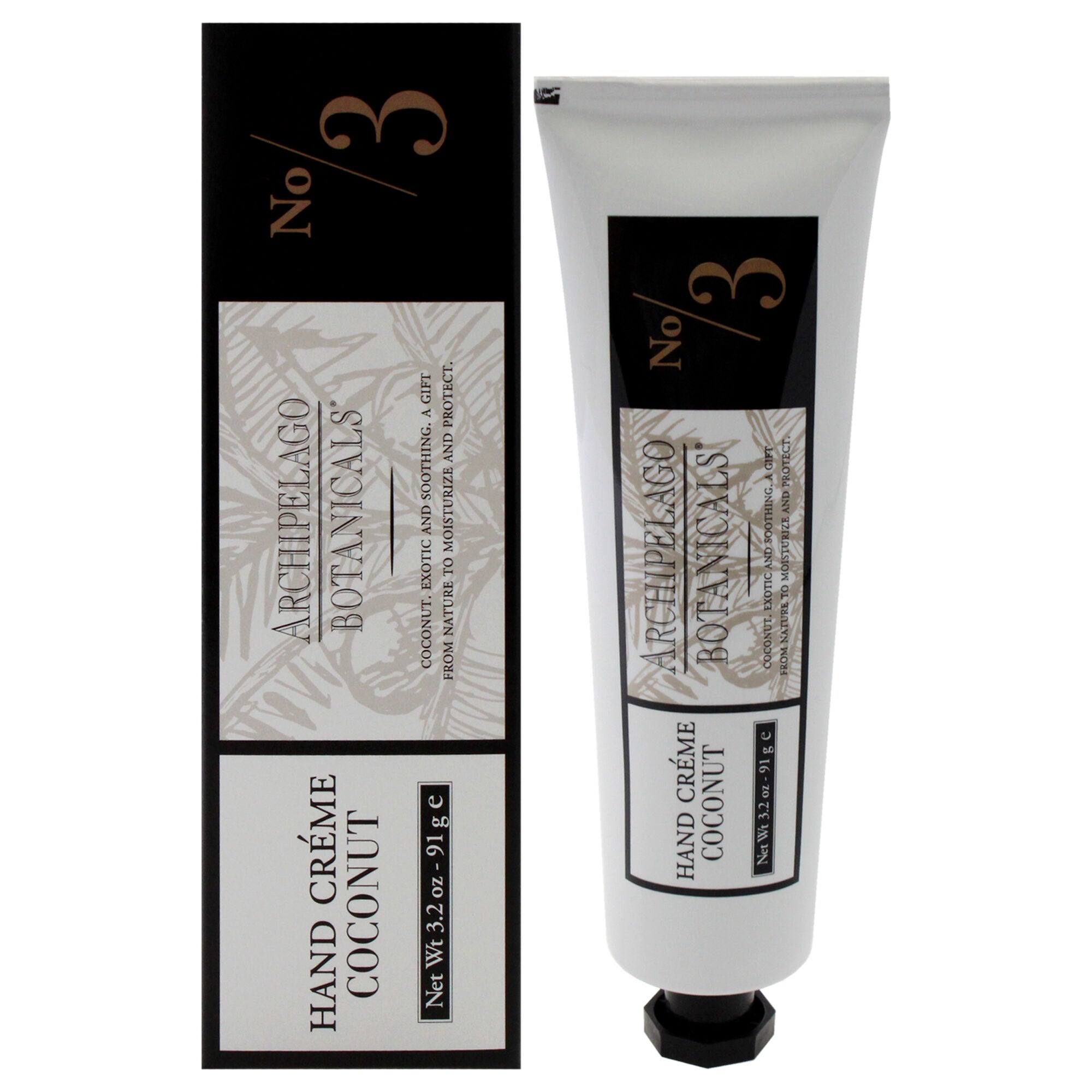 Hand Cream - Coconut by Archipelago Botanicals for Unisex - 3.2 oz ...
