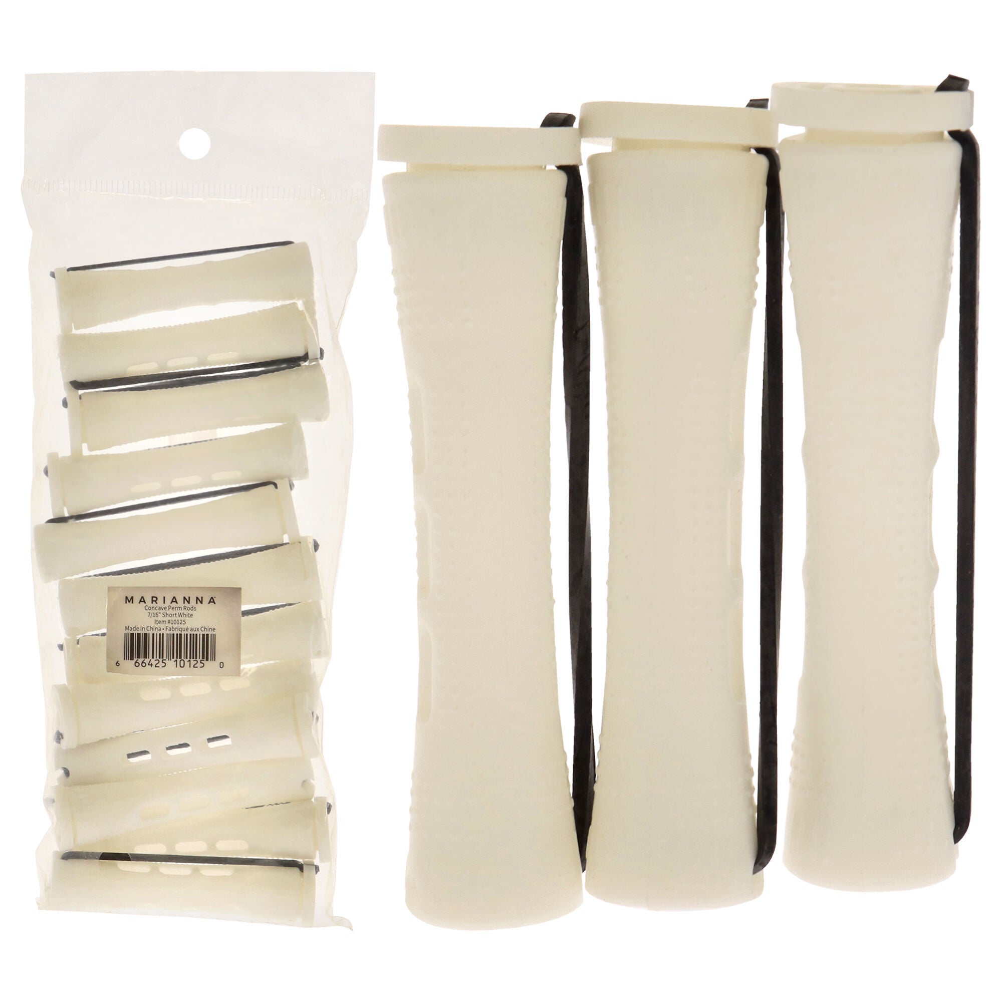 Concave Perm Rods Short - White by Marianna for Women - 1.11 cm Hair ...