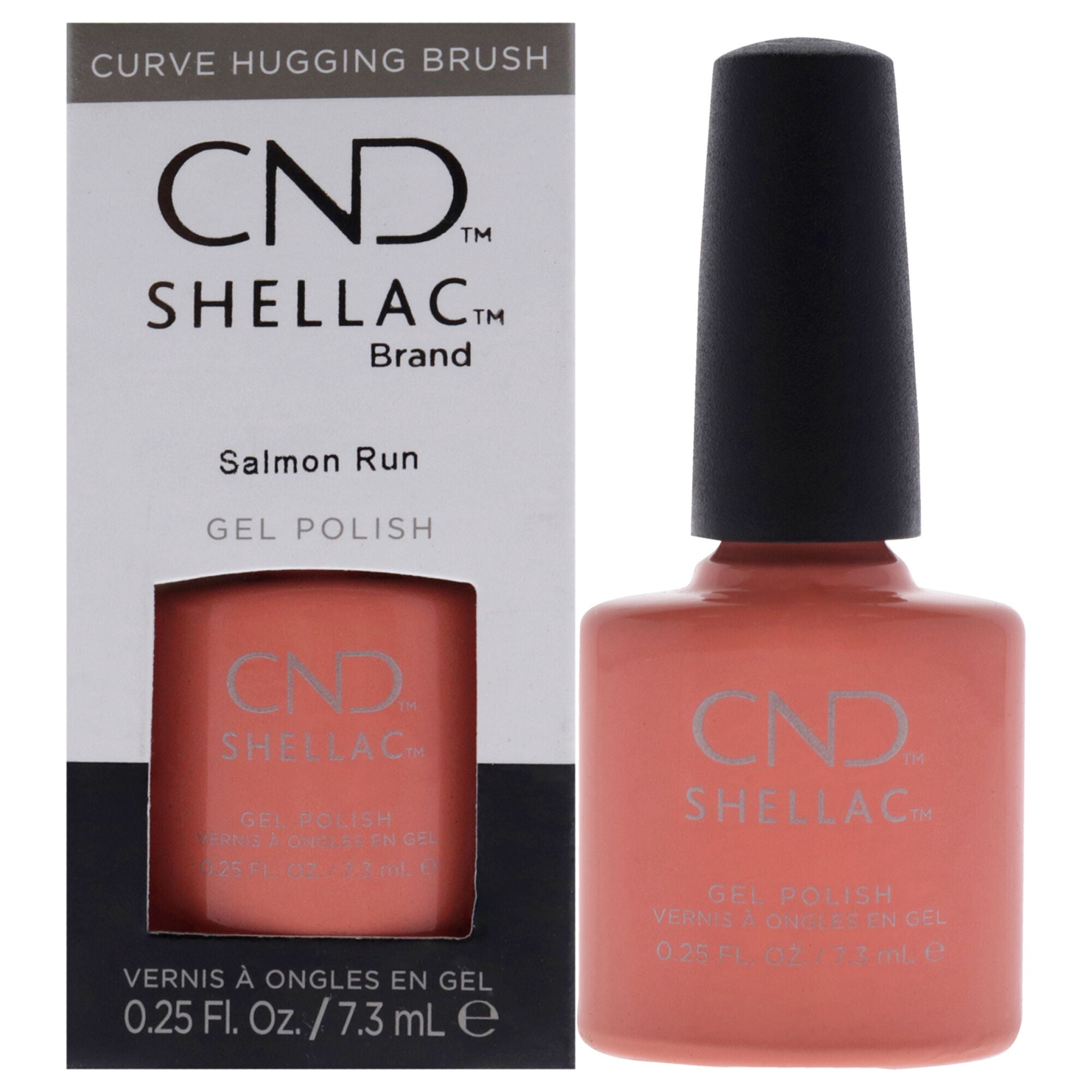 Shellac Nail Color - Salmon Run by CND for Women - 0.25 oz Nail Polish ...