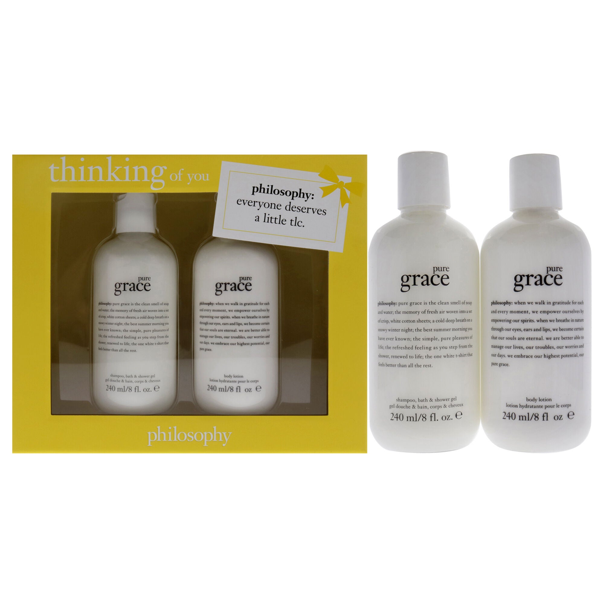 Thinking of You Kit by Philosophy for Women - 2 Pc 8oz Pure Grace ...
