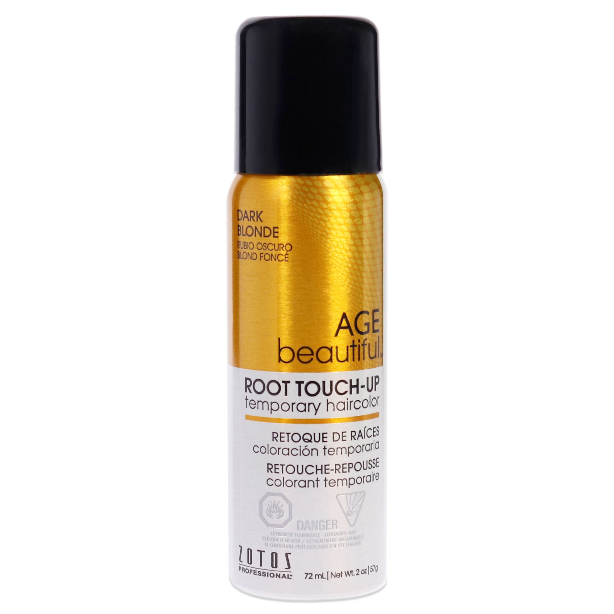 Root Touch Up Temporary Haircolor Spray - Dark Blonde by AGEbeautiful ...