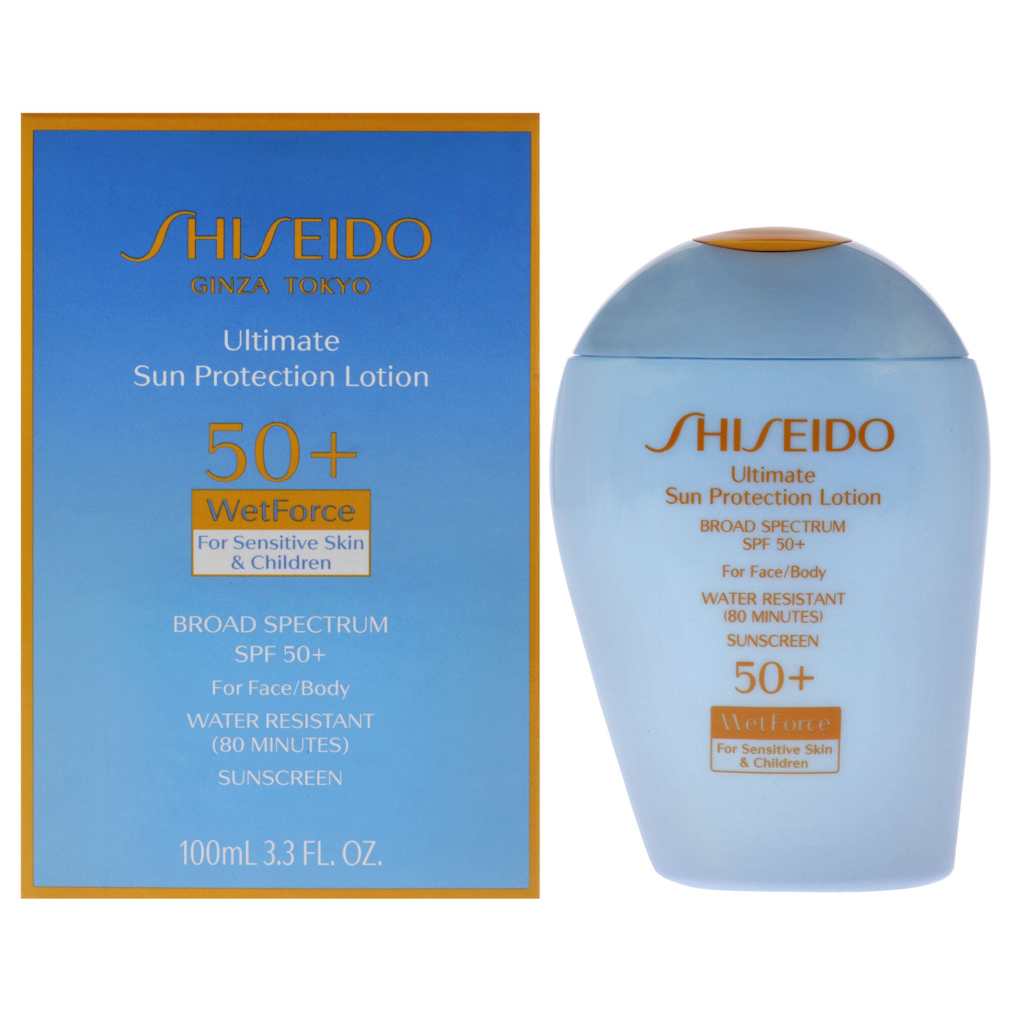 Ultimate Sun Protection Lotion WetForce SPF 50 for Sensitive Skin and ...