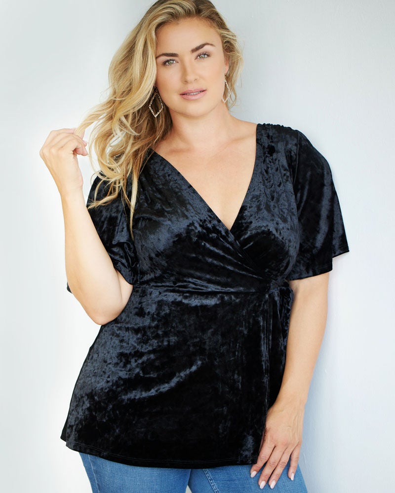 Velvet Vixen Wrap Top | King Size
