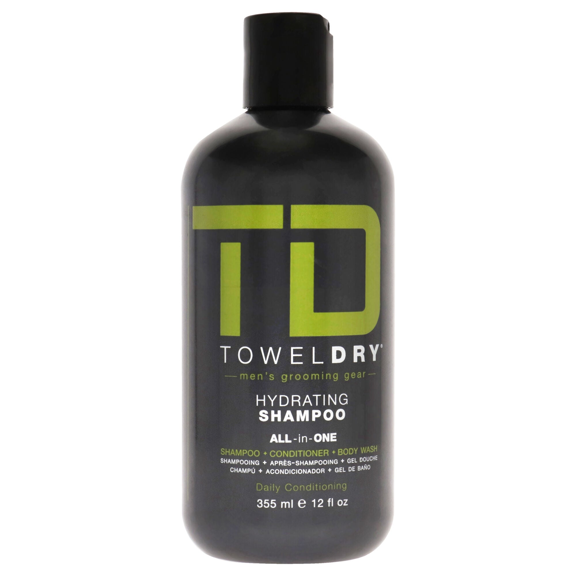 Hydrating Shampoo by Towel Dry for Men - 12 oz Shampoo | King Size