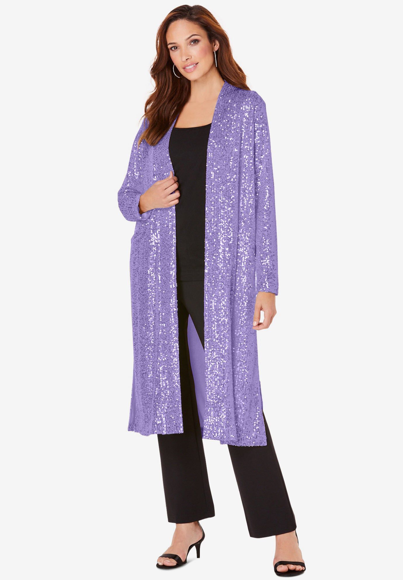 Plus Size Sequin Duster | King Size