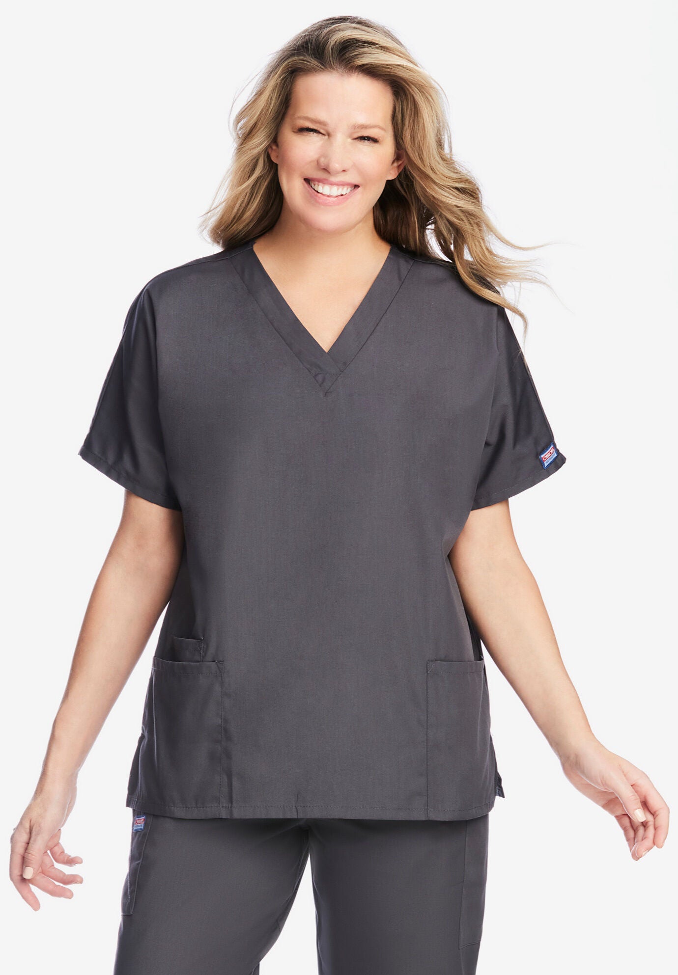 Traditional Classic V-Neck Scrub Top | King Size