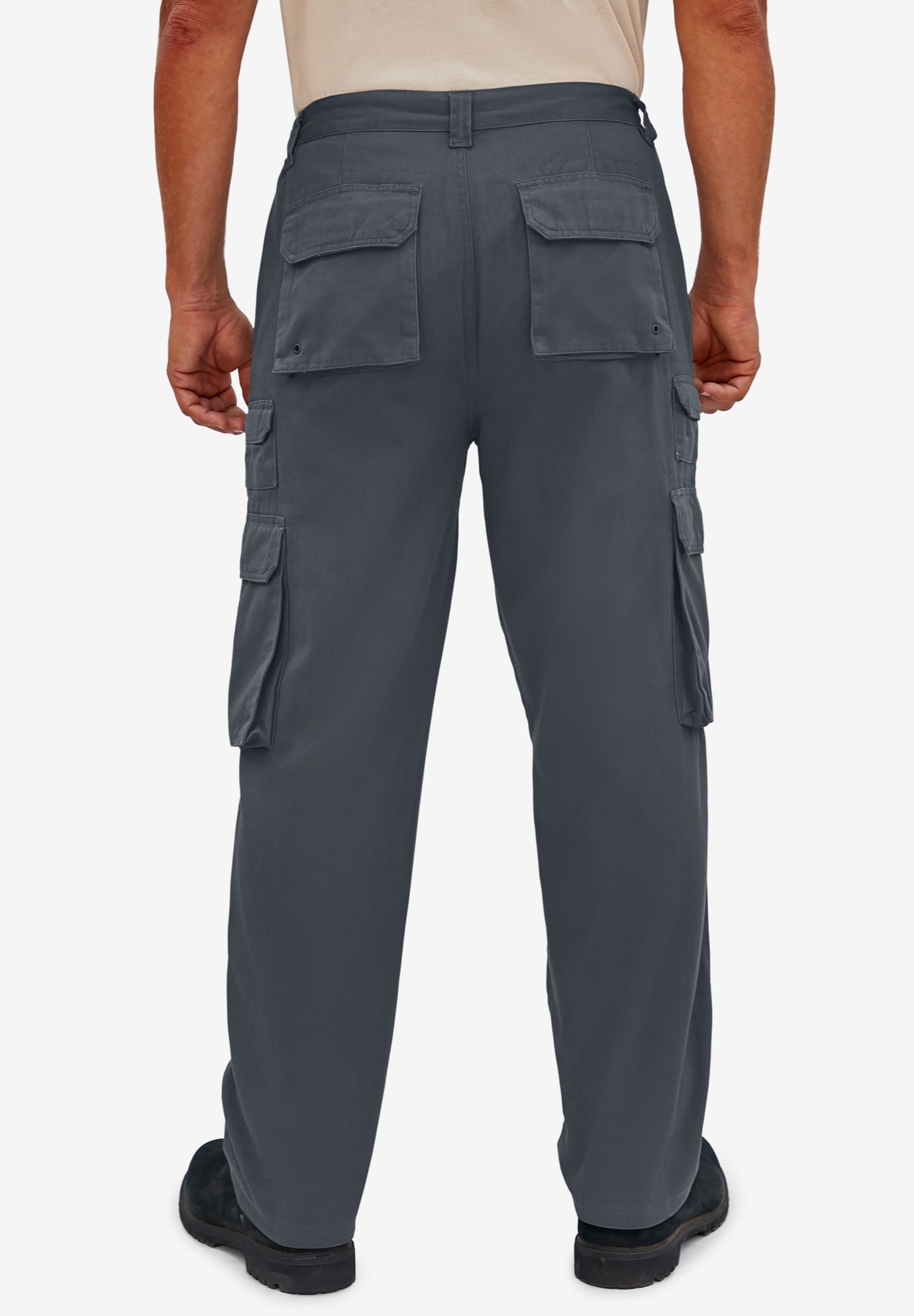 Boulder Creek by KingSize Men's Big & Tall Ranger Side-Elastic Stacked ...