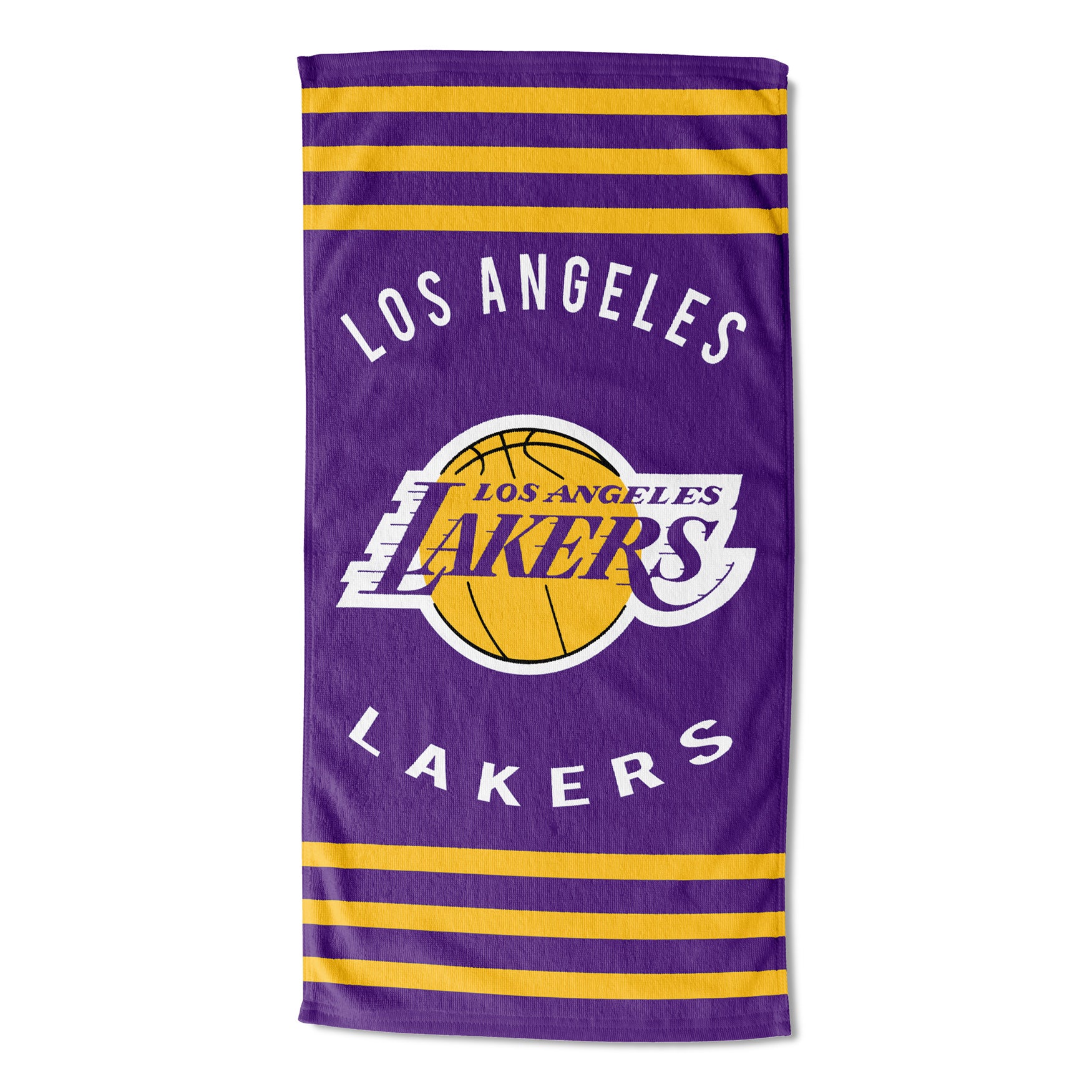 Lakers Stripes NBA Beach Towel 30"x60" | King Size