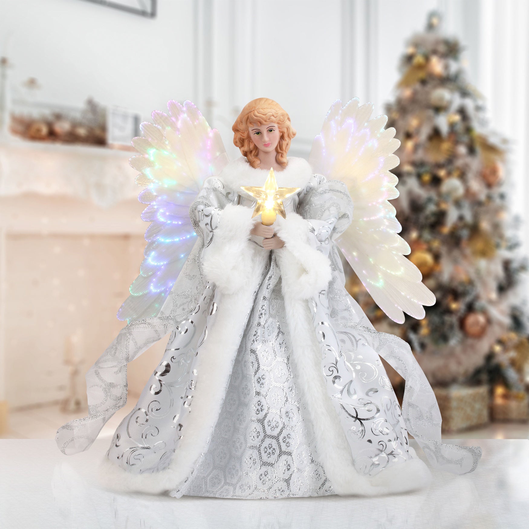 Angel Tree Topper 12 Animated Wings Decor 4394604 King Size