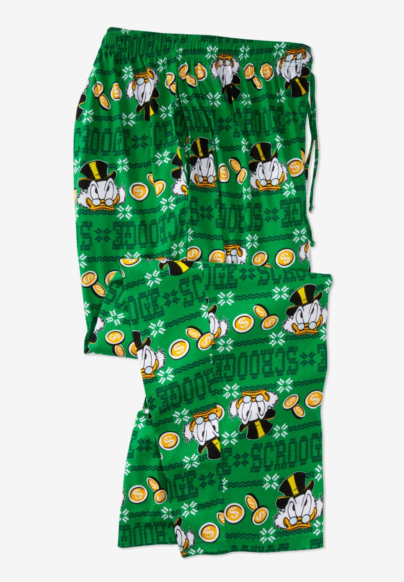 Holiday Pajama Pants - Super Soft Cotton Jersey, Scrooge Fair Isle ...