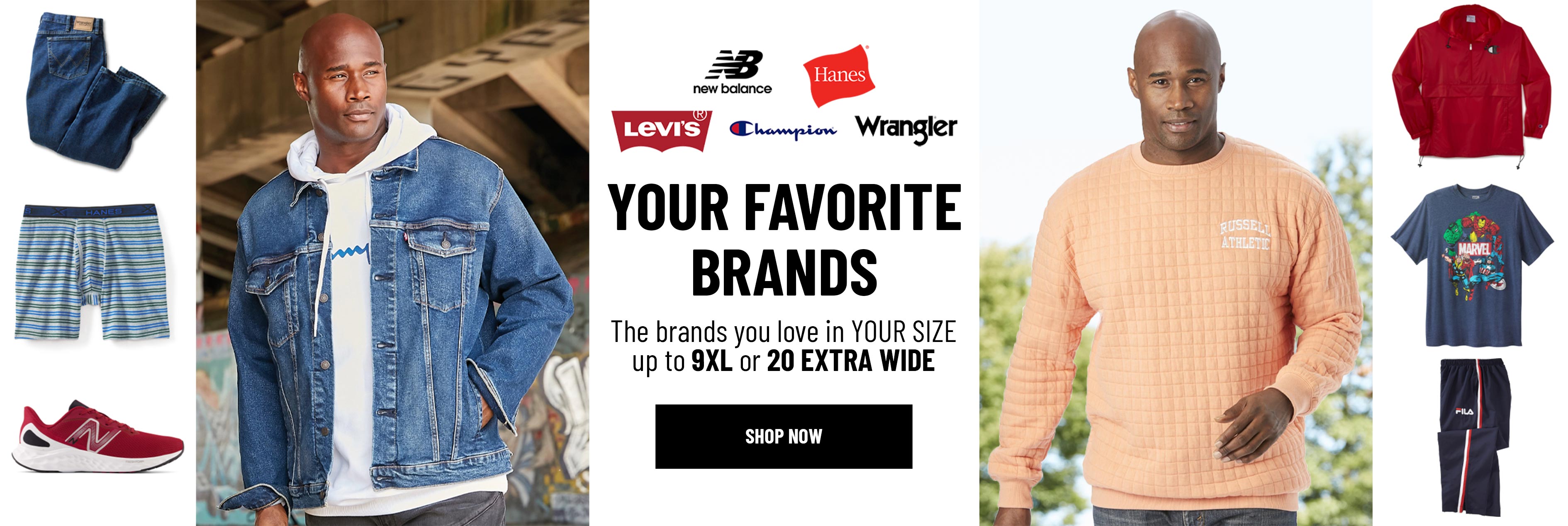 Big and Tall Clothing for Men | King Size